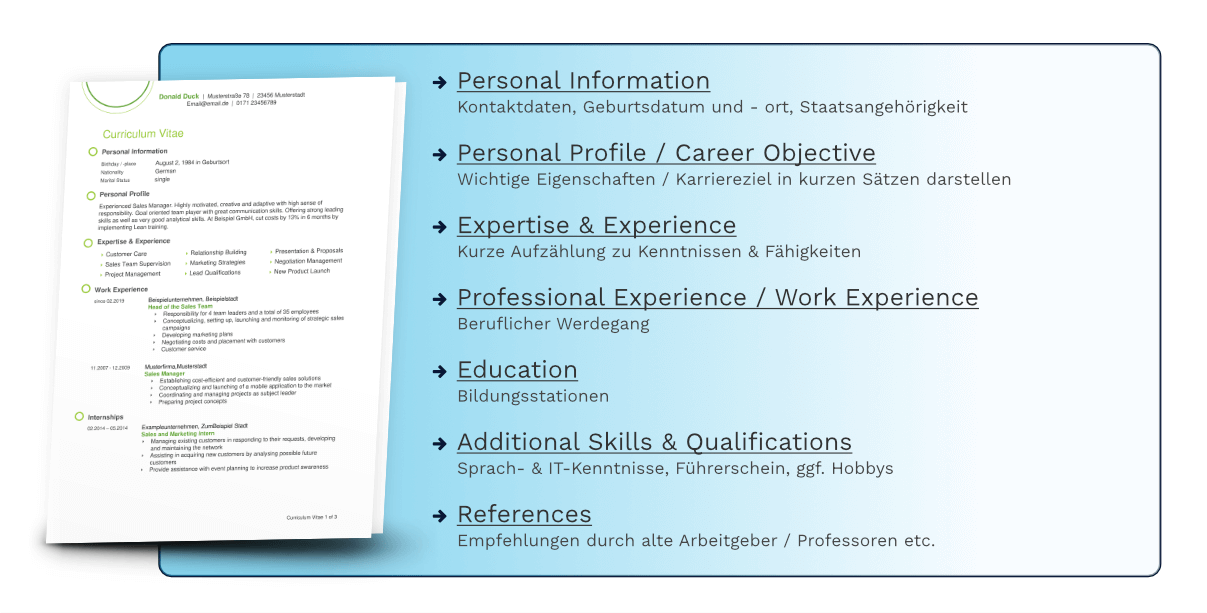Curriculum Vitae (CV) - Profitipps zum UK-Lebenslauf